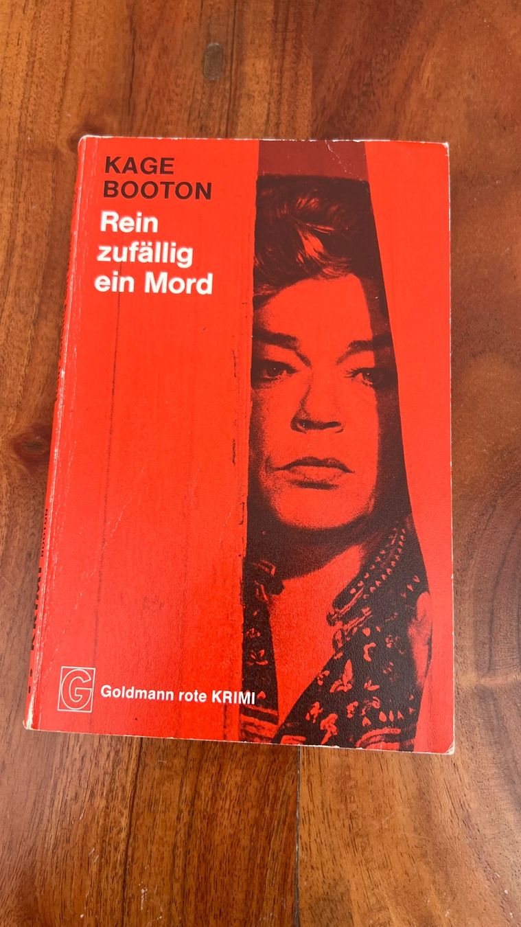 Kage Booton: Rein zufällig ein Mord, spannender Krimi! 1972 (Gebraucht ...