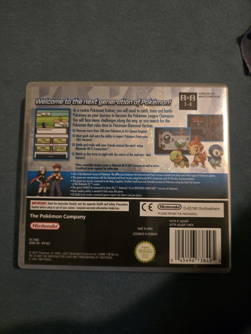 💎🐉 Pokémon Diamond Version – Nintendo DS (USA) (Gebraucht) in Zürich ...