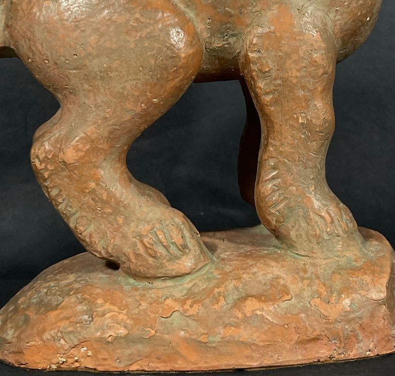 Terracotta Ziege Skulptur monogrammiert (Gebraucht) in Root für CHF 10 – mit Lieferung auf ...