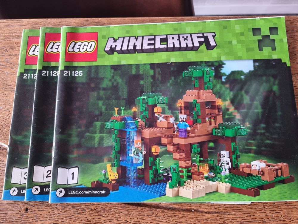 Lego Minecraft Anleitung 21125 | Kaufen auf Ricardo