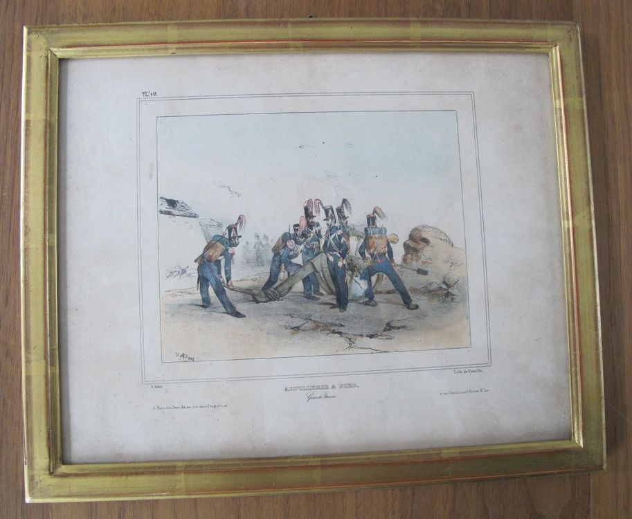 Litho, Frankreich im Krieg 1835, Victor Adam (Gebraucht) in Solothurn ...