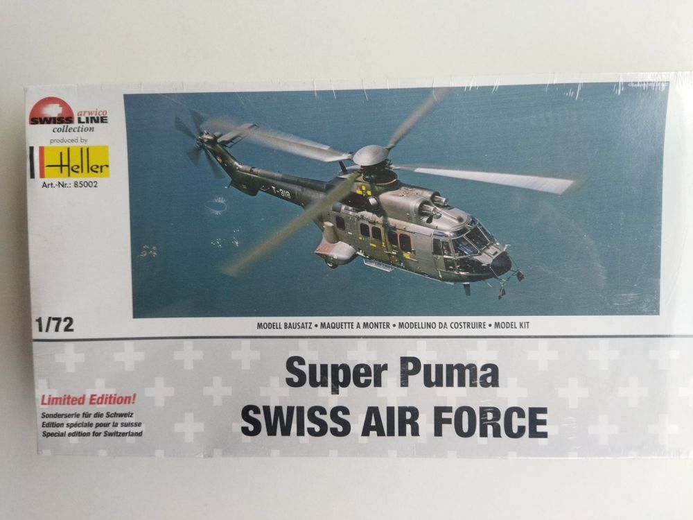 Aerospatiale AS-332 "Super Puma" der Swiss Army von Heller | Kaufen auf ...