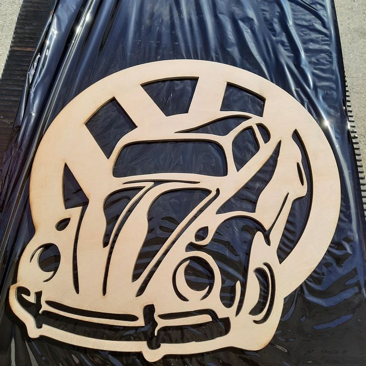 VW Käfer Logo Garagenbild Deko Schild Beetle | Kaufen auf Ricardo