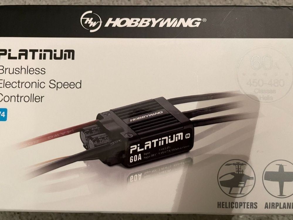 Hobbywing Platinum Regler 60A V4, 3-6S (Neu und originalverpackt) in Chatel-St-Denis für CHF 60 ...