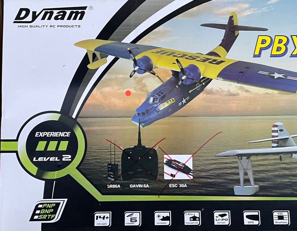 Dynam PBY Catalina V2 Blue Twin Engine RC Seaplane (Gebraucht) in Root ...