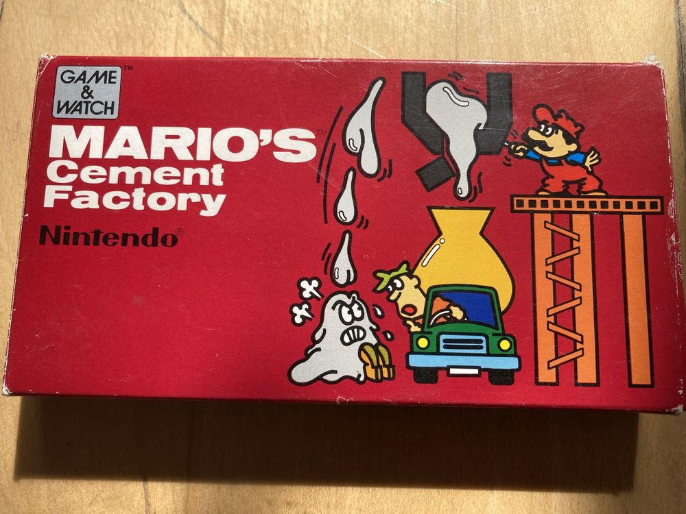 Nintendo 1983 Mario‘s Cement Factory Game&Watch ML-102 (Gebraucht) in ...