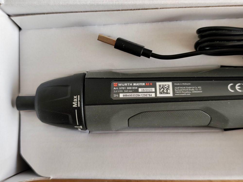 Akku-Schrauber - Würth Master AS4 RW (Neu (gemäss Beschreibung)) in Wil ...