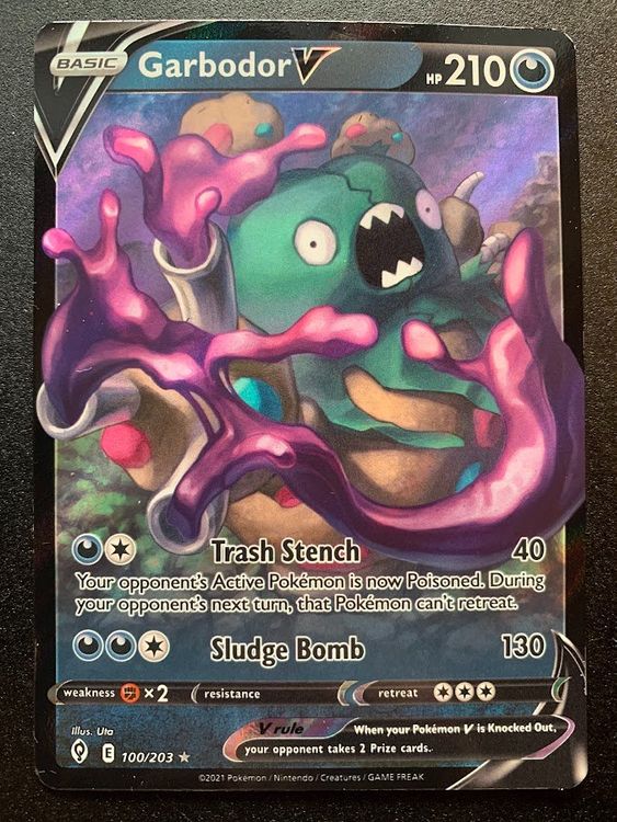 Pokemon card - carte - karte / GARBODOR V | Kaufen auf Ricardo