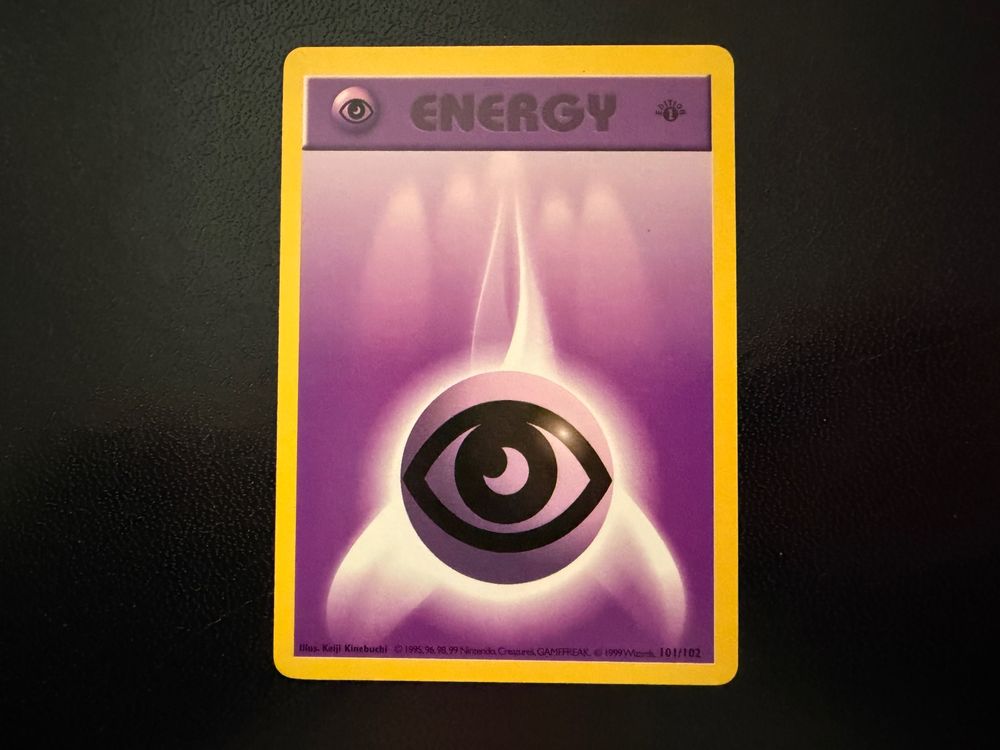 1. Edition Psychic Energy 101/102 Base Set Pokémon 1999 EN (Gebraucht ...