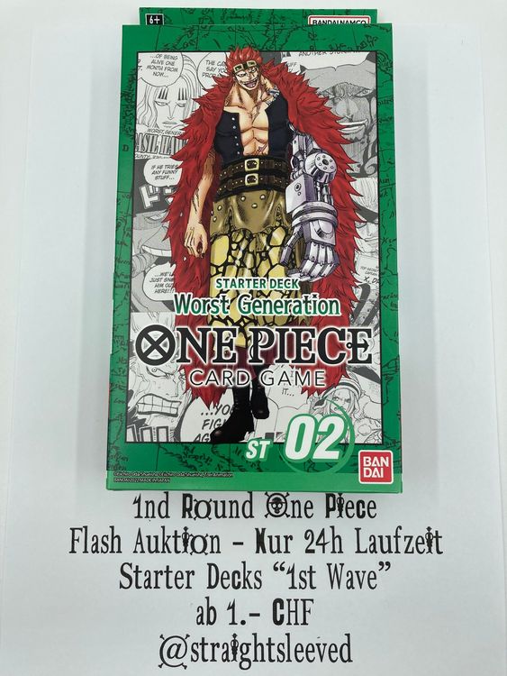 One Piece TCG - Worst Generation Starter Deck ST02 - EN NEU | Kaufen auf Ricardo