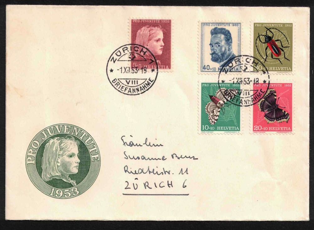 Pro Juventute 1953 FDC (Neu (gemäss Beschreibung)) in Nuglar für CHF 9 – mit Lieferung auf ...