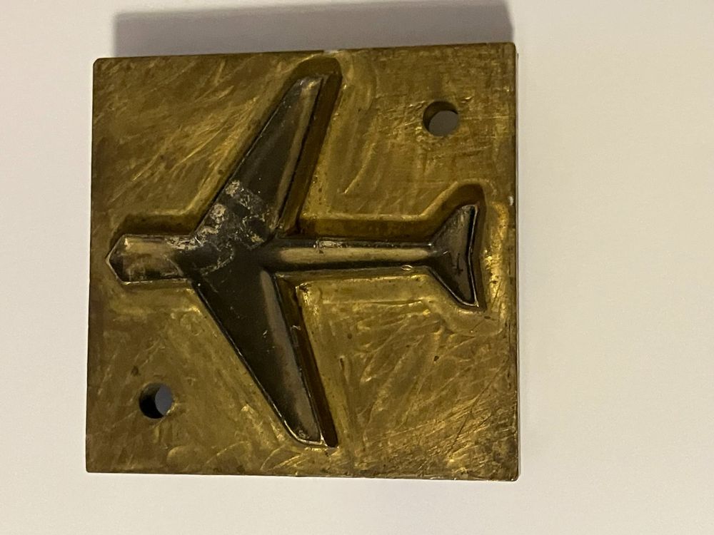 Antike Flugzeug Prägestempel Stanzwerkzeug Form Werkzeug (Gebraucht) in ...