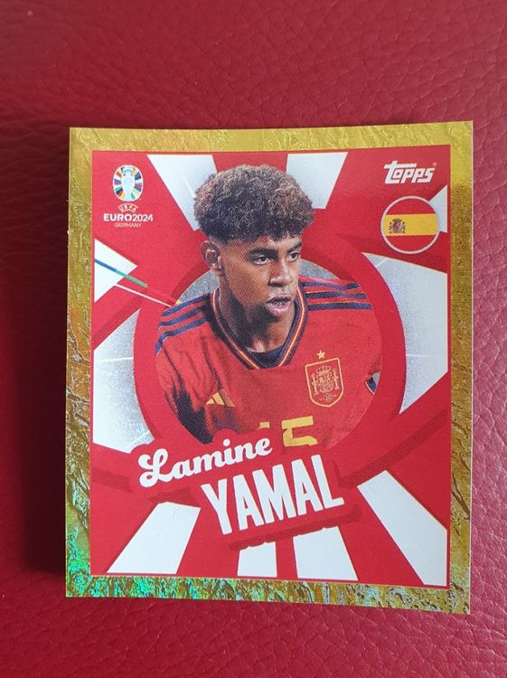 Topps UEFA Euro 2024 Sticker GOLD ESP PTW LAMINE YAMAL RAR | Kaufen auf ...