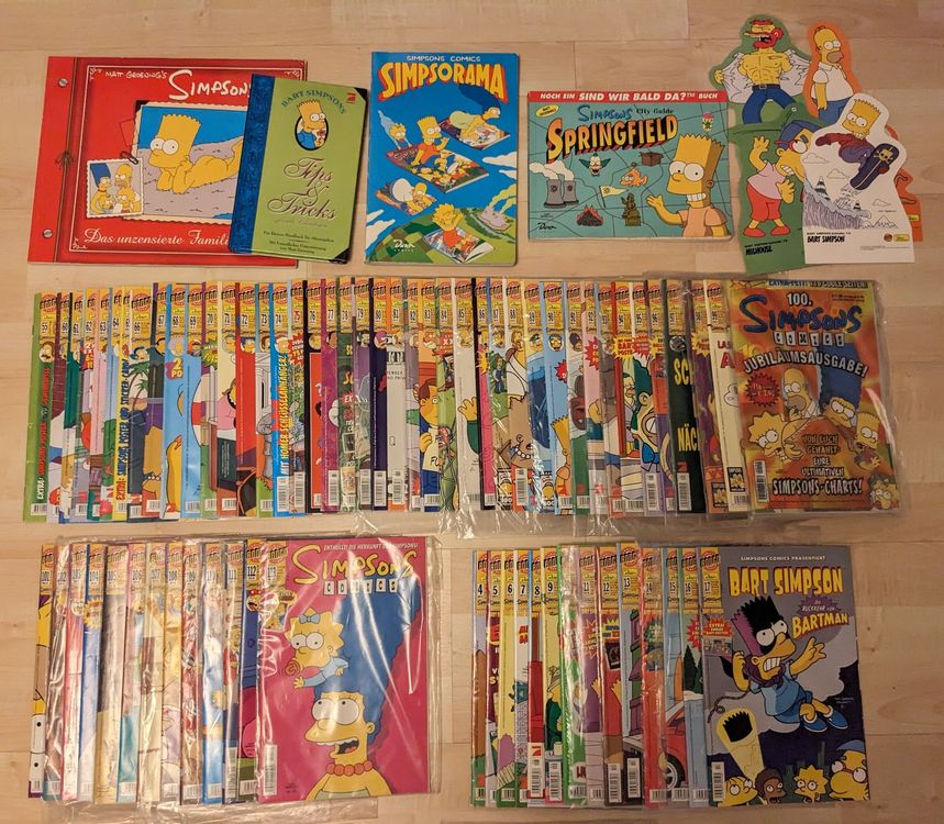 MEGA SIMPSONS / FUTURAMA COMIC SAMMLUNG (Gebraucht) in Chur für CHF 58 ...