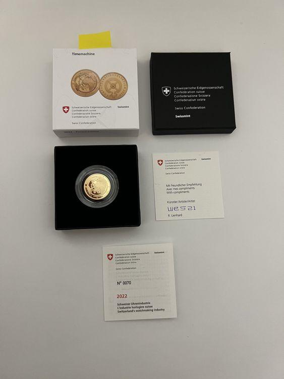 Swissmint "Timemachine", Au PP sig | Nr 70 | Kaufen auf Ricardo