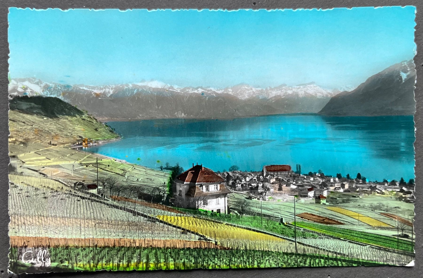 Cully/ Rivera Vaudoise, Stempel Gare CFF Cully (Gebraucht) in Wabern ...
