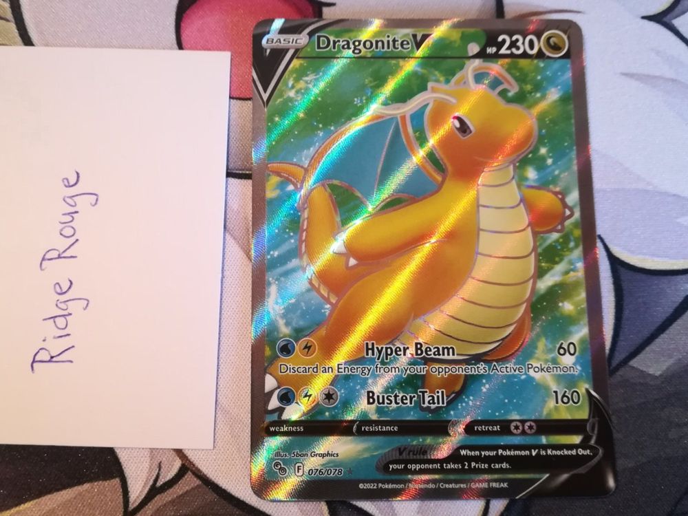 Dragonite V 076 Full art Pokémon TCG EN (Gebraucht) in Charrat für CHF ...
