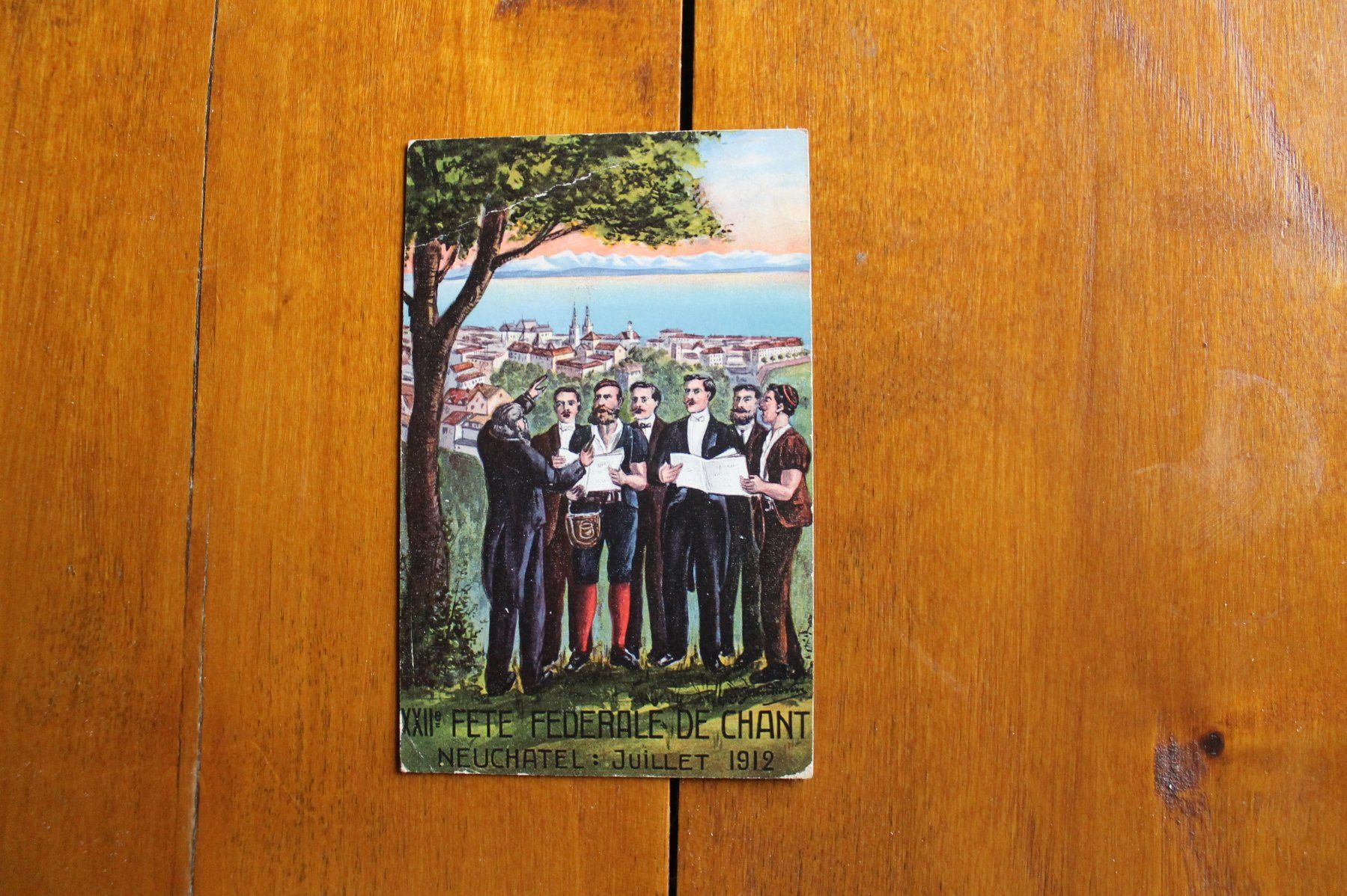 AK Fêt fédérale de Chant 1912 in Neuchâtel (D'occasion) à Oftringen ...