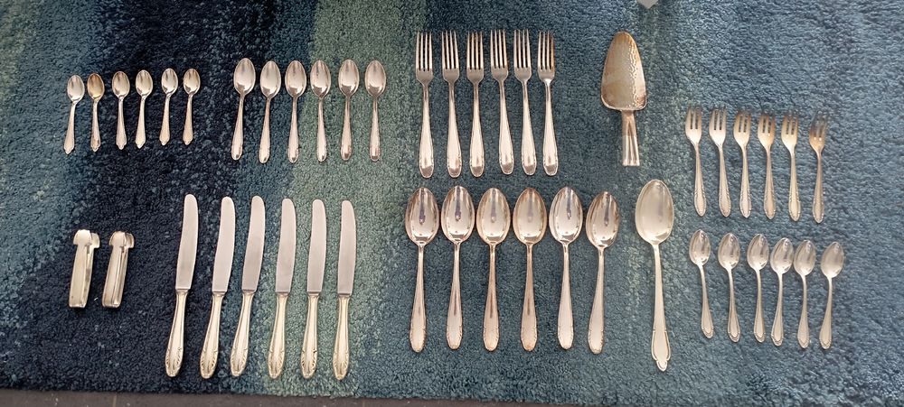 Grosses Silberbesteck-Set (versilbert) Vintage | Kaufen auf Ricardo