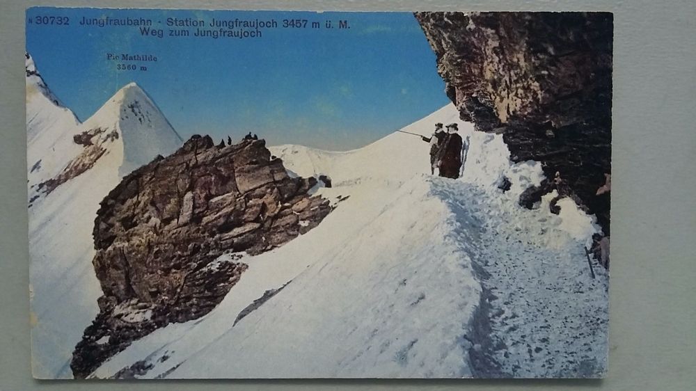 Jungfraubahn -Station Jungfraujoch, Weg zum Jungfraujoch (Gebraucht) in Sargans für CHF 2 – mit ...