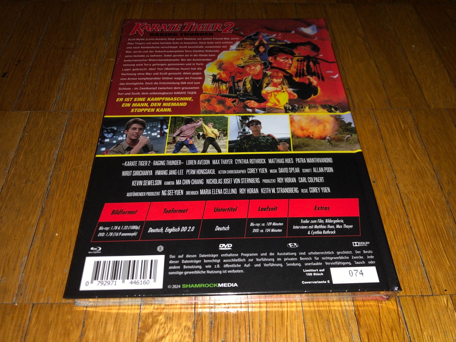 Karate Tiger 2 - MEDIABOOK - E - UNCUT (Neu und originalverpackt) in ...