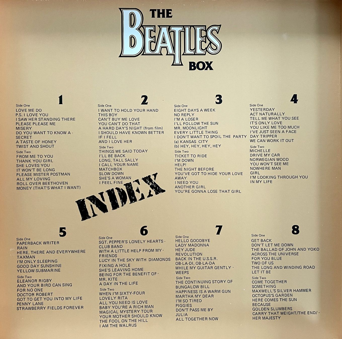 The Beatles Box From Liverpool - 8 LP's - Top Zustand! (Gebraucht) in ...