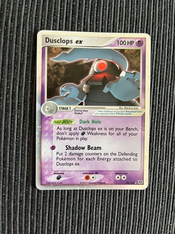 Pokemon Dusclops EX Smaragd ecxellent (Gebraucht) in für CHF 22 – mit ...