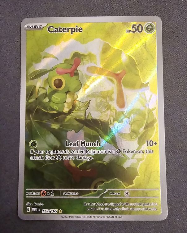 Carte Pokémon Caterpie 172/165 (Neu (gemäss Beschreibung)) in Cointrin ...