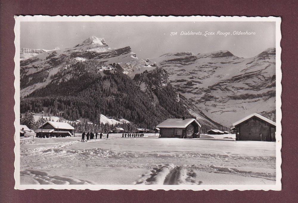 LES DIABLERETS - Scex Rouge - Oldenhorn - 1944 (D'occasion) à Pully ...