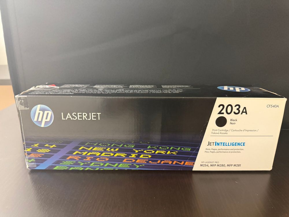 HP 203A Toner Schwarz (CF540A) - neu, geöffnet (Gebraucht) in Basel für ...