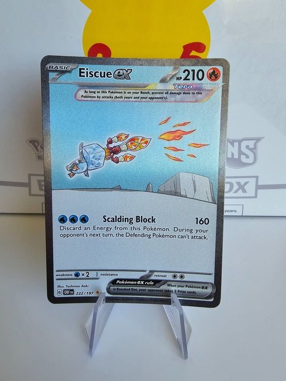 Eiscue ex 222/197 - Set Obsidian Flames ENG- SIR (Neu (gemäss ...