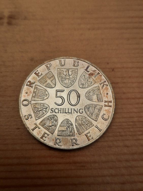 Oesterreich 50 Schilling Silber 1970 Zustand gem.Bilder (Gebraucht) in Oberuzwil für CHF 15 ...