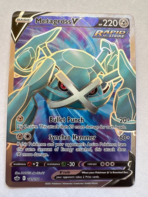 Pokemon Metagross V Fullart Umzra Rare Mega schöne Karte | Kaufen auf ...