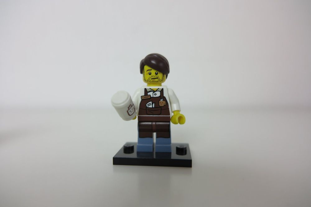 LEGO Minifigur CMF Lego Movie - Larry der Barista (Neu (gemäss ...