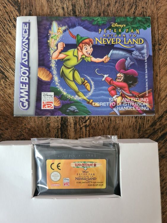 Disney Lilo & Stitch 2 + Peter Pan GameBoy Advance GBA OVP (Gebraucht ...