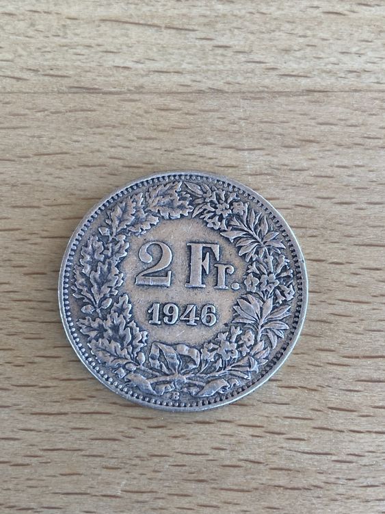 Alte 2.- Münze evt Silber? 1946 | Kaufen auf Ricardo