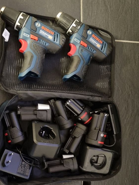 Bosch GSR 12V15 Akku Schrauber Set (Neu (gemäss Beschreibung)) in St ...