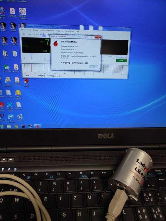 HF Leistungsmessgerät LB479A 10MHz - 8GHz mit SMA und USB (Gebraucht ...