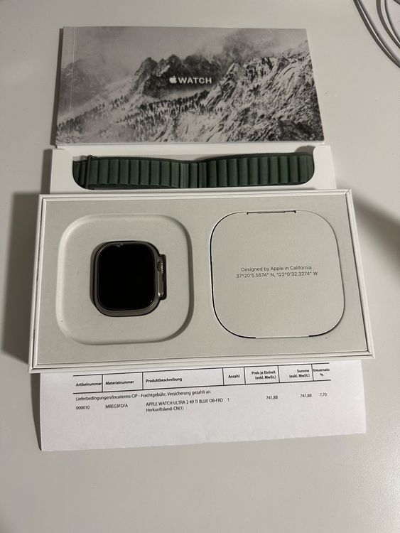 Apple Watch Ultra 49mm Alpine Loop Grün | Kaufen auf Ricardo