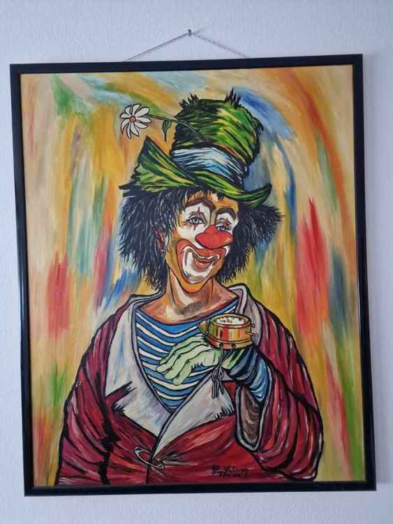 Antikes Ölgemälde von Clonn Crezy Schärrer Charly | Kaufen auf Ricardo