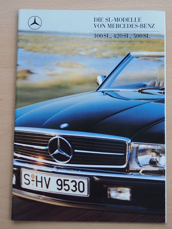 Prospekt Mercedes SL (R-107) von 08/87 (Gebraucht) in Düdingen für CHF ...