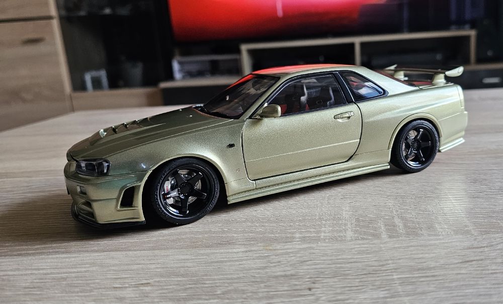 MotorHelix 1:18 Nissan Skyline R34 GTR Z-Tune Jade | Kaufen auf Ricardo