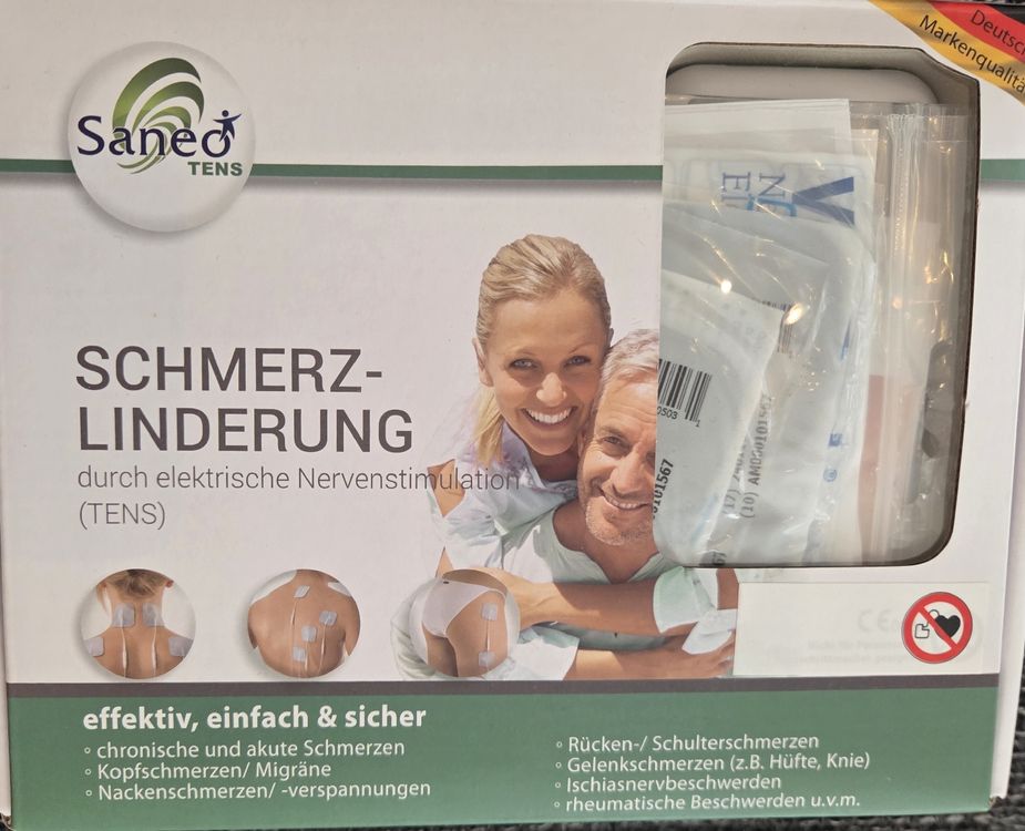 Saneo Tens elektrische Nervenstimulation Gerät und Zubehör (Neu und ...