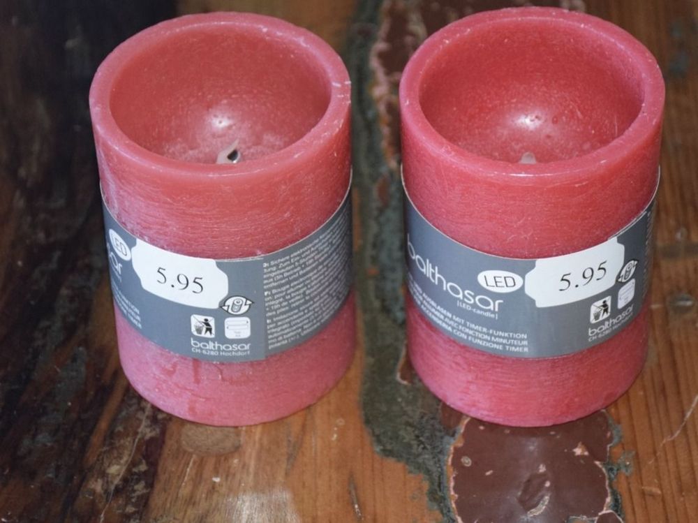LED-Kerzen mit Flacker-Effekt Set 2 Stk. (Neu und originalverpackt) in ...