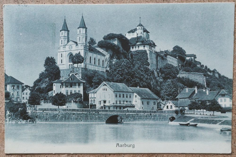 Aarburg «Stadtansicht, Kirche und Festung»1919; J. Rudolf Aa | Kaufen auf Ricardo