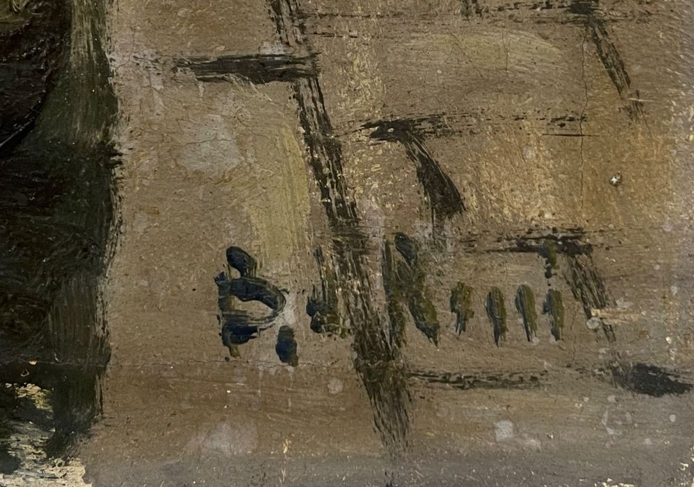 KÜNSTLER ? UNLESERLICH SIGNIERT OELGEMÄLDE AUF LEINWAND (Gebraucht) in Gersau für CHF 35 – mit ...