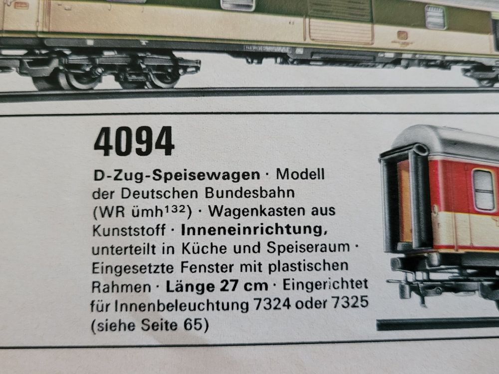 Märklin H0 4094 - DB Speisewagen WRümh - mit OVP | Kaufen auf Ricardo