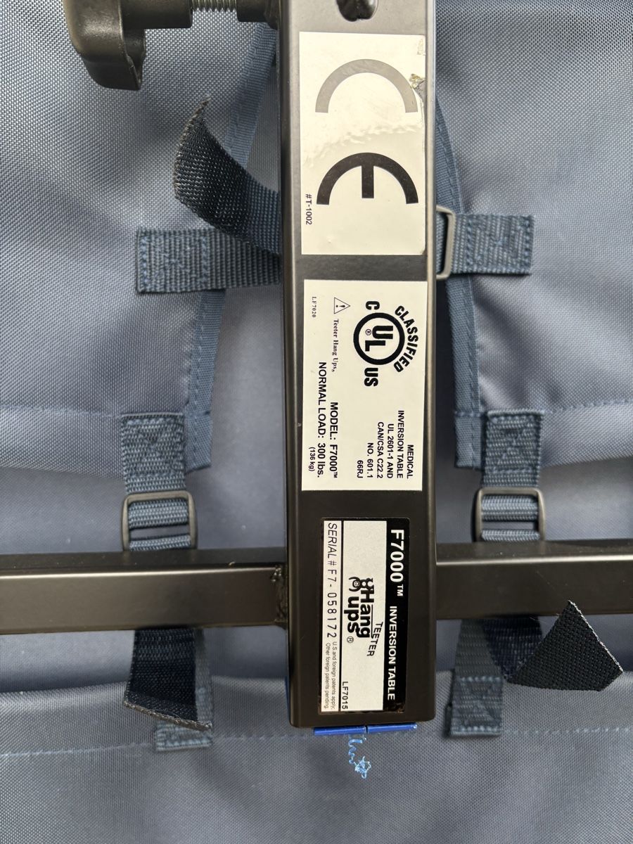 Teeter Hang Ups F7000 (Inversionsbank/Rückentrainer) (Gebraucht) in ...