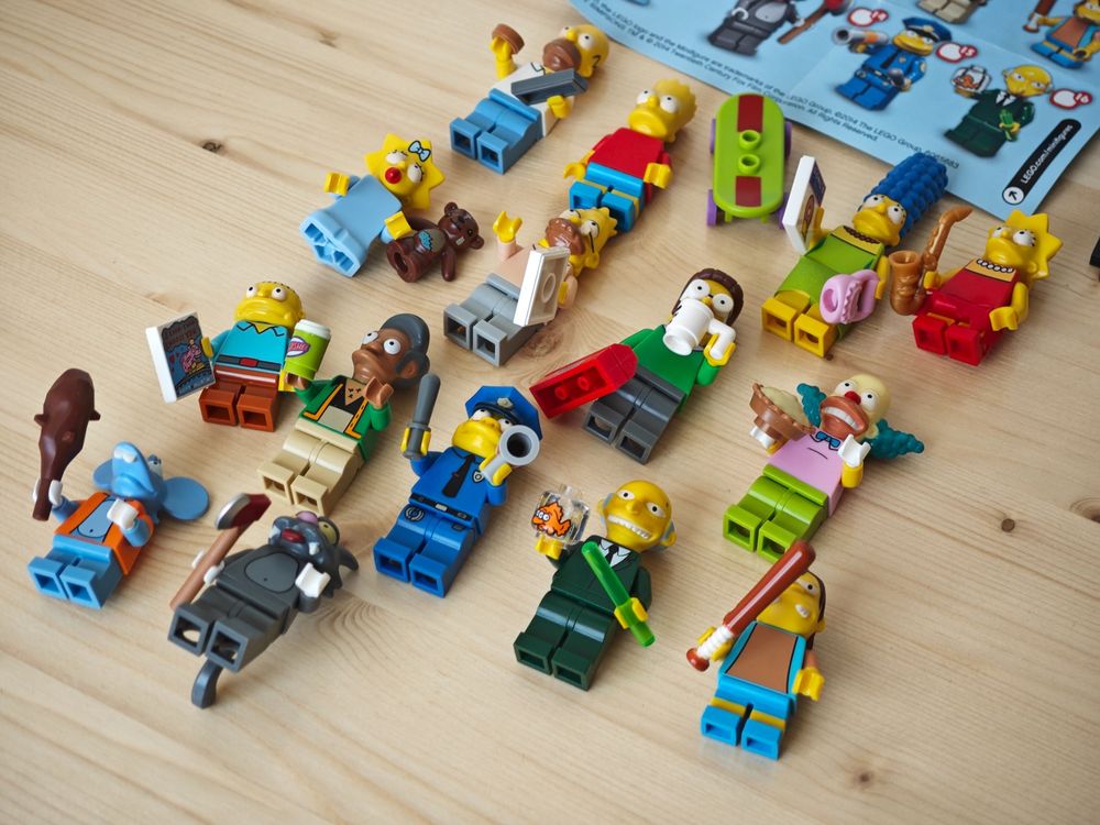 Lego Minifiguren 71005 - 15 Stk. Simpsons Serie 1 (Gebraucht) in Wil SG ...