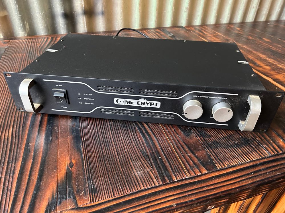 Mc Cript PA3000 Endstufe für die Party gemacht !!! (Gebraucht) in ...